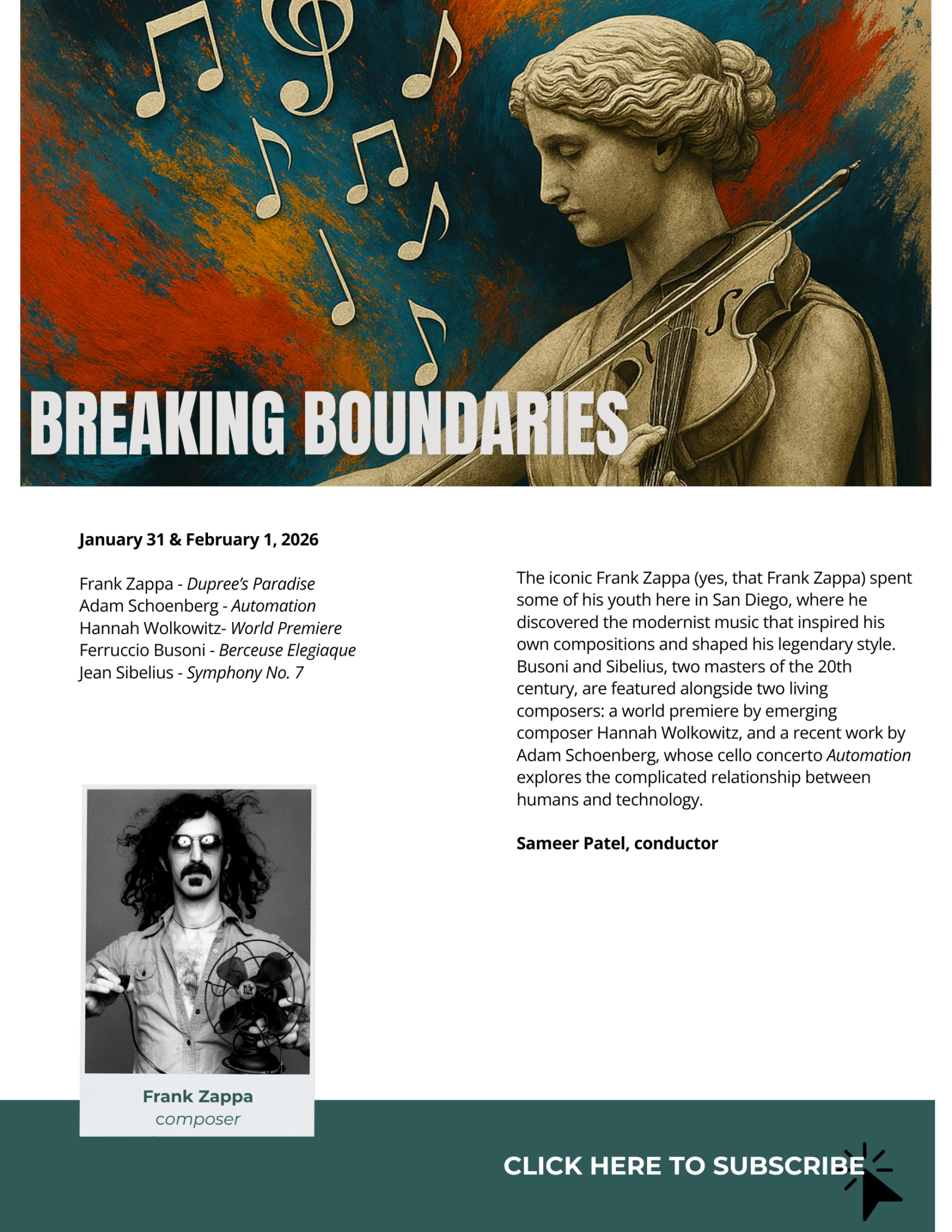 Breaking Boundaries - La Jolla Symphony & Chorus